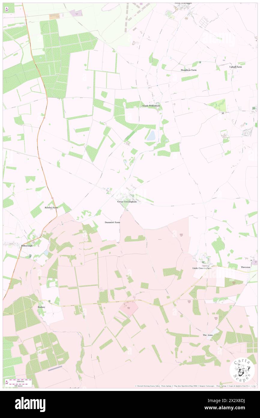 Great Cressingham, Norfolk, GB, Royaume-Uni, Angleterre, n 52 34' 55 ...
