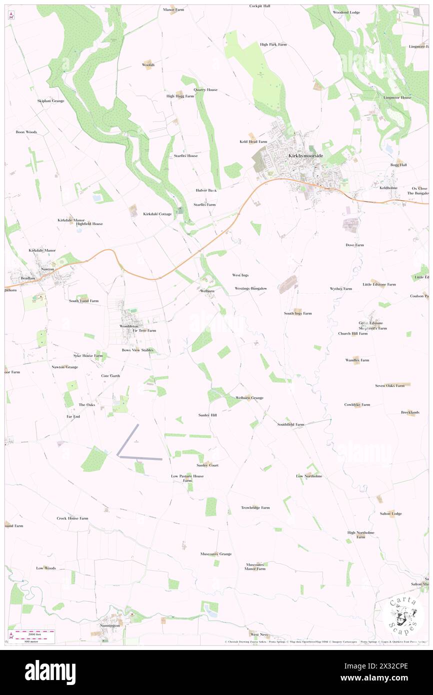 Welburn, North Yorkshire, GB, Royaume-Uni, Angleterre, n 54 14' 49'', S ...