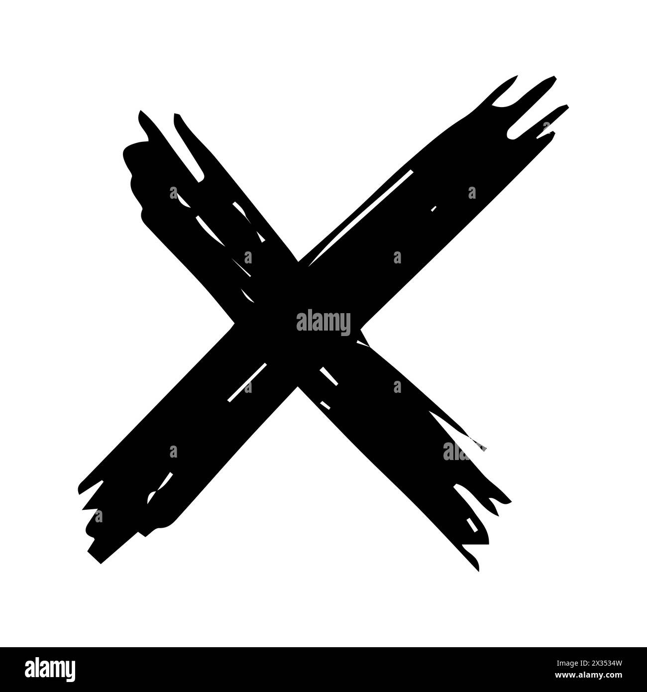 Symbole croix écrite Banque de photographies et d’images à haute ...