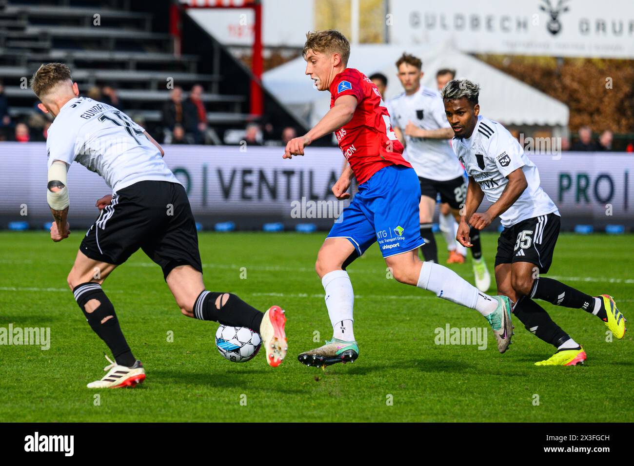 Hvidovre, Danemark. 21 avril 2024. Marc Nielsen (26 ans) de Hvidovre vu ...
