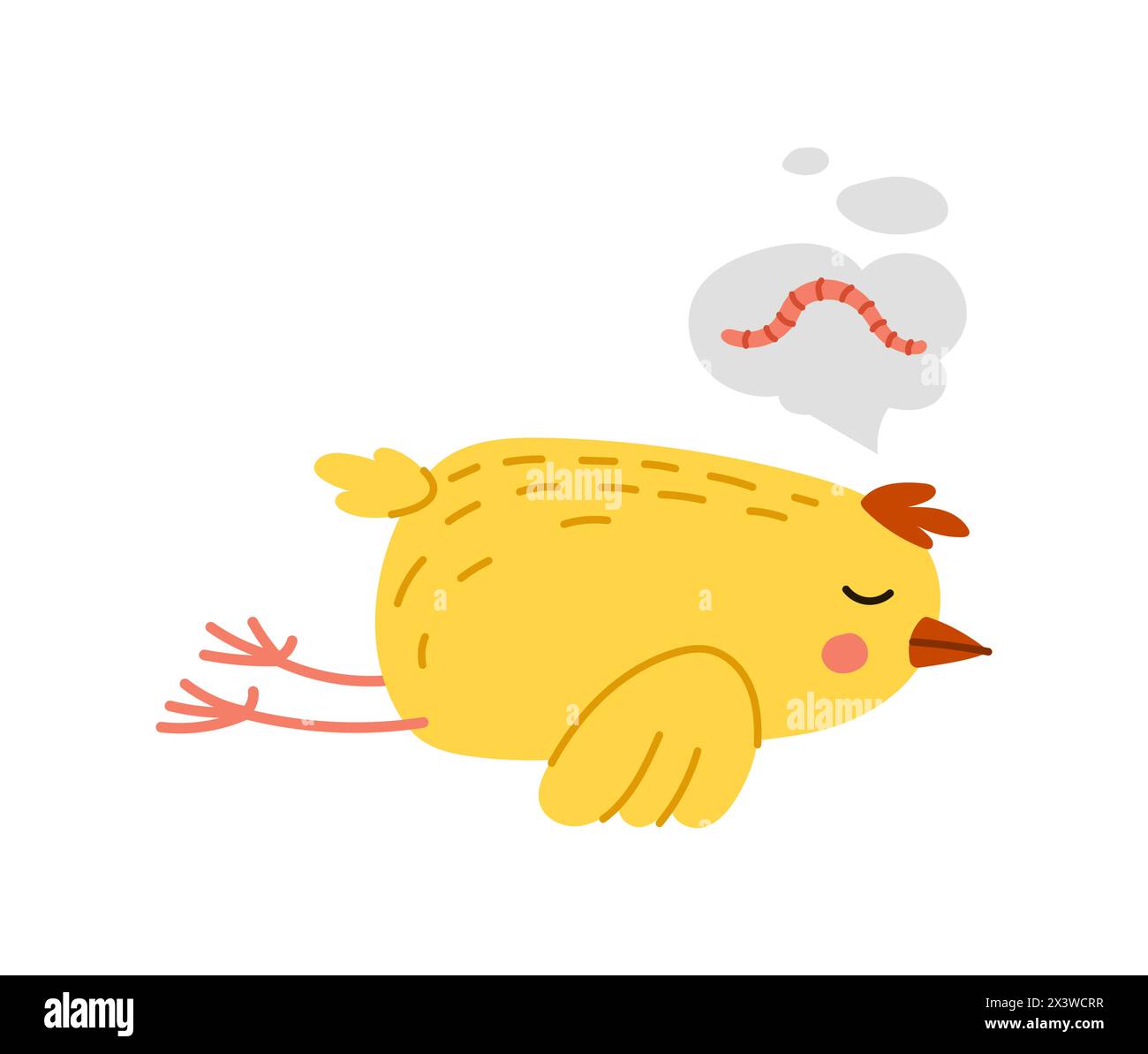 Proie poussin Banque d'images vectorielles - Alamy