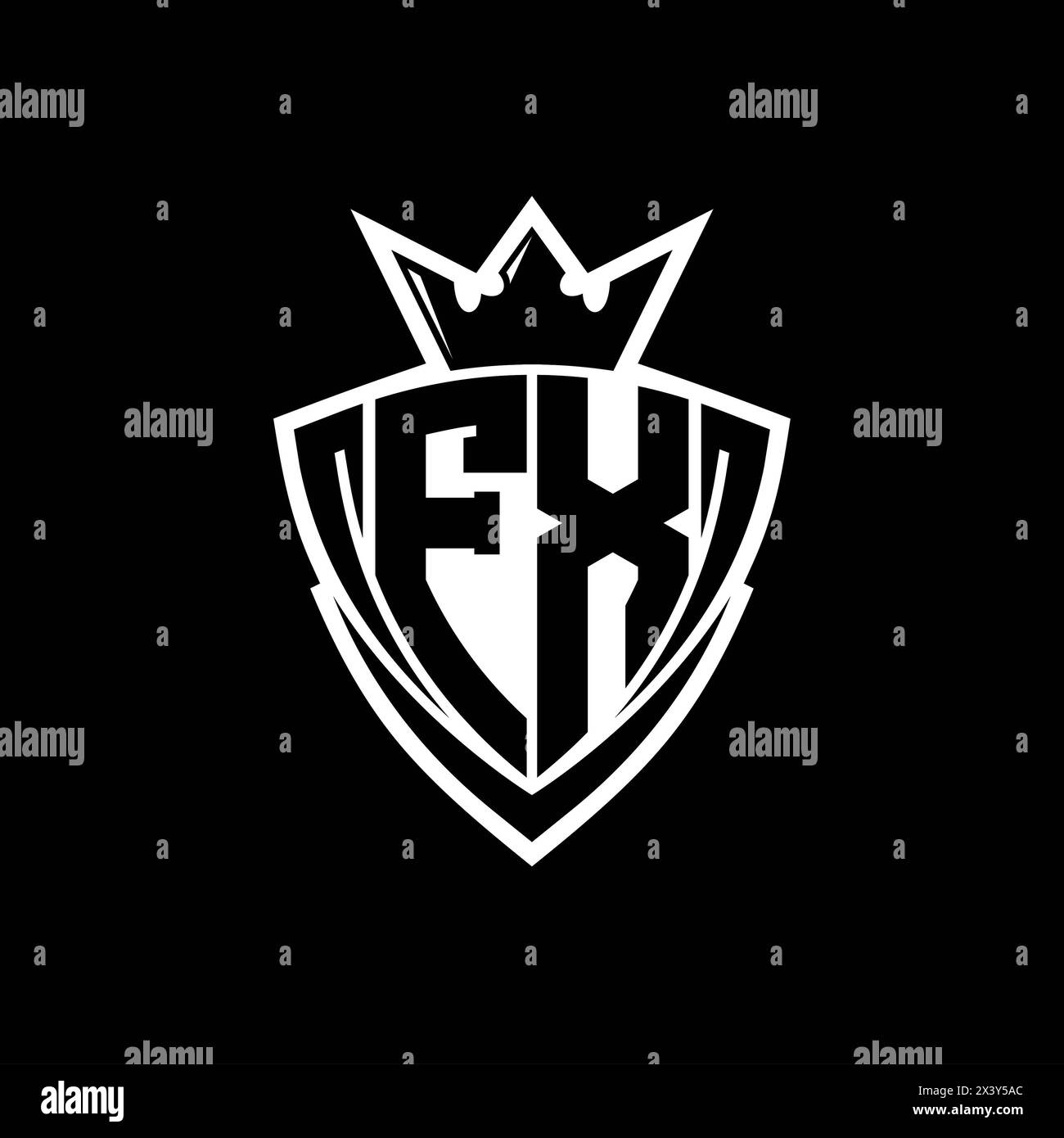 Fx logo Banque d'images noir et blanc - Alamy