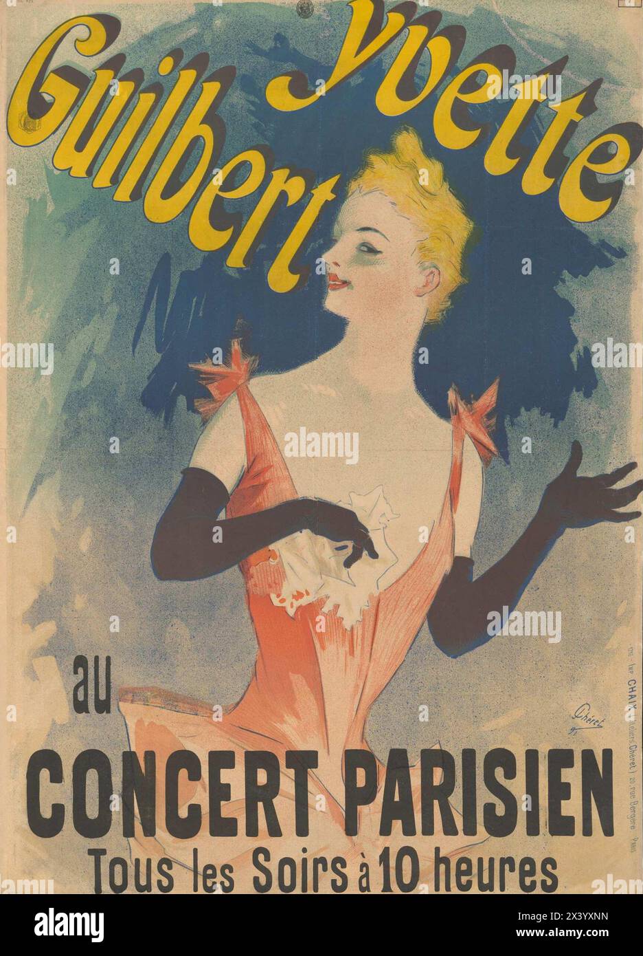 Affiches de concert vintage france Banque de photographies et d’images ...