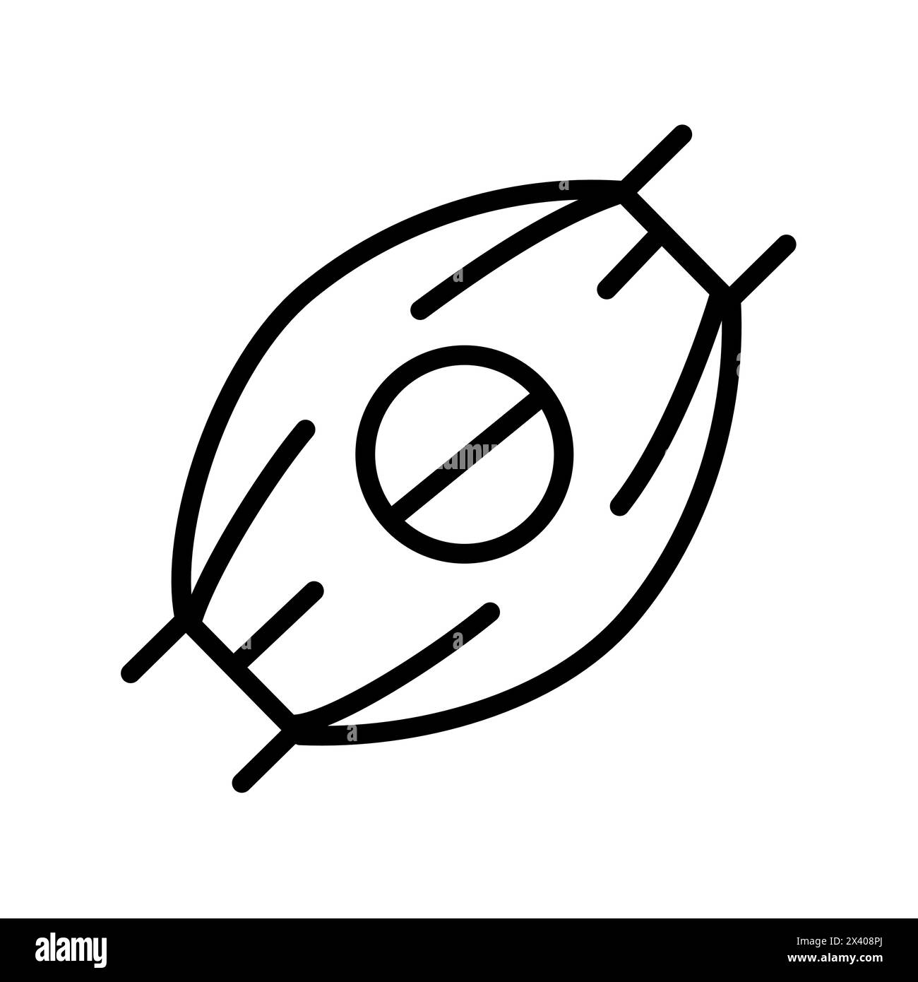 Icône noire de ligne de relaxants musculaires. Médicaments pour réduire ...