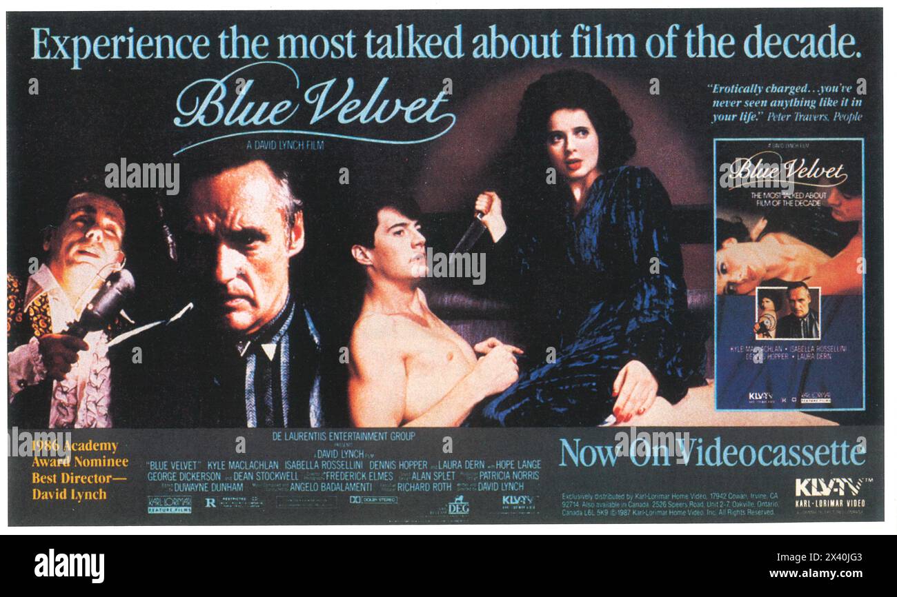 Films de david lynch Banque de photographies et d’images à haute résolution - Alamy