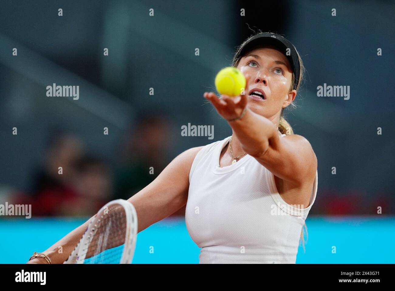 Danielle Collins des États-Unis en action contre Aryna Sabalenka de ...