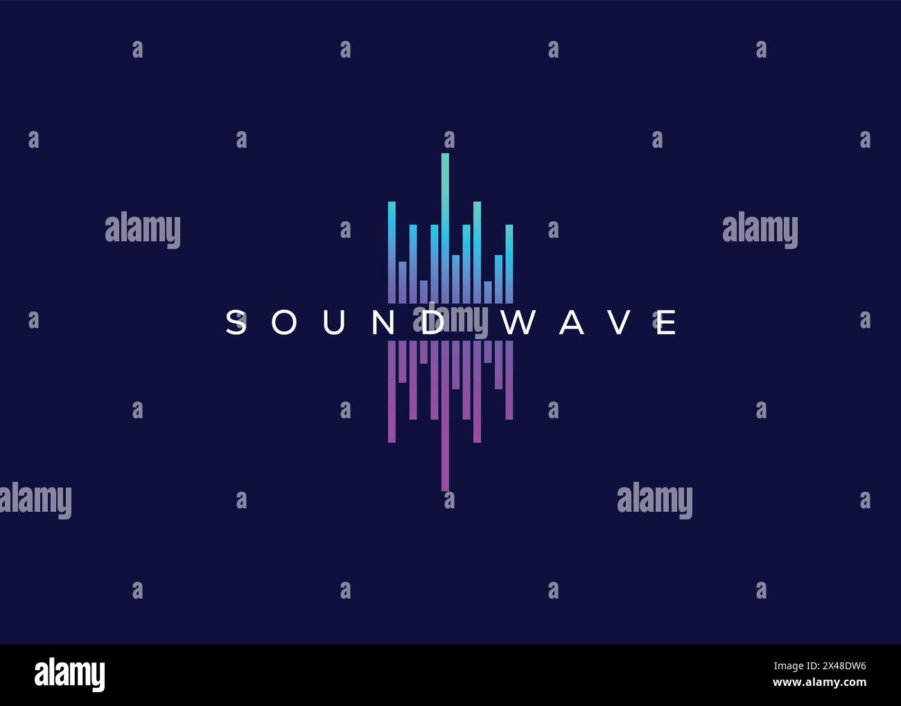 Sound wave Banque d'images vectorielles - Alamy