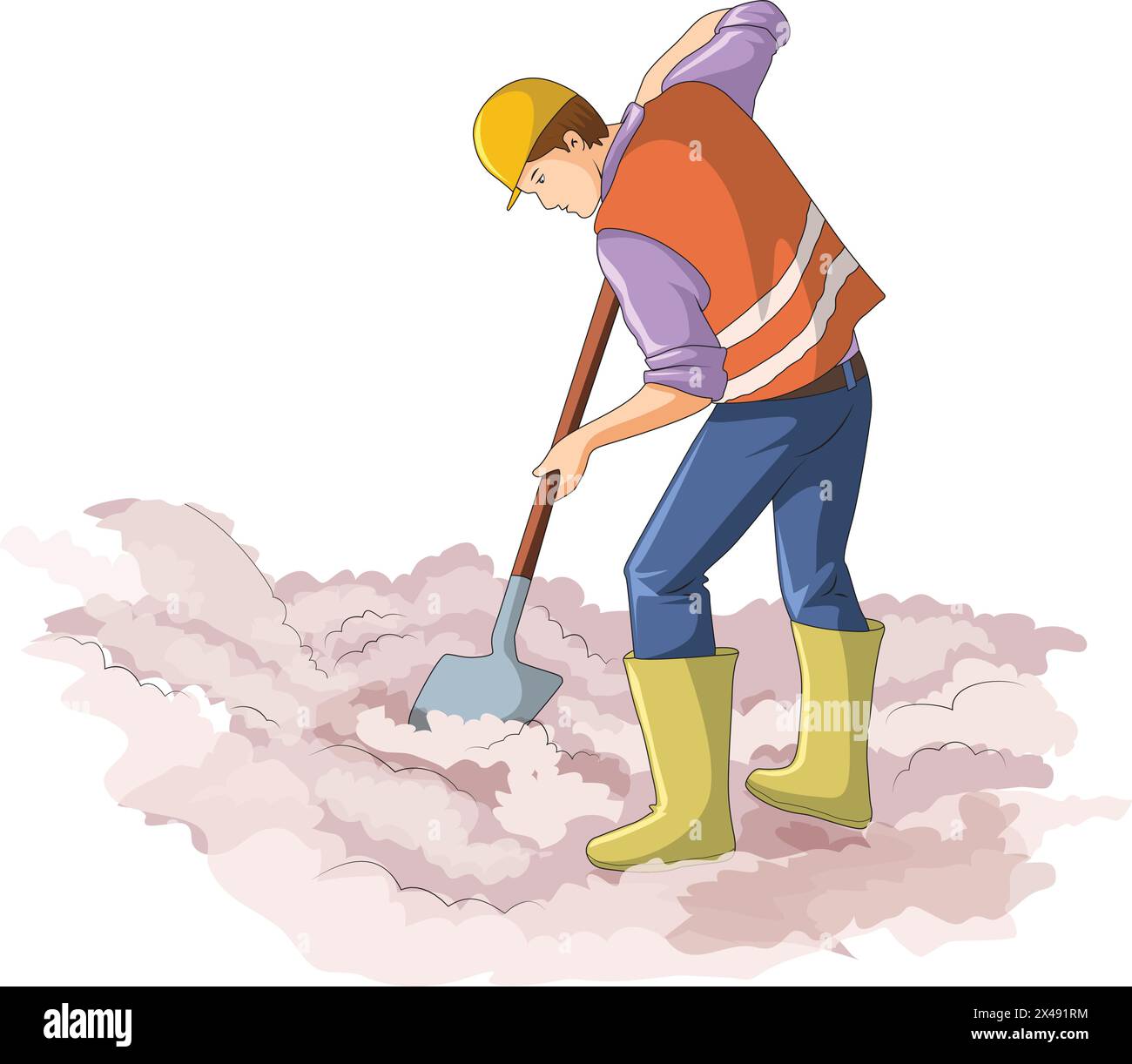 Semer des cultures Banque d'images vectorielles - Alamy