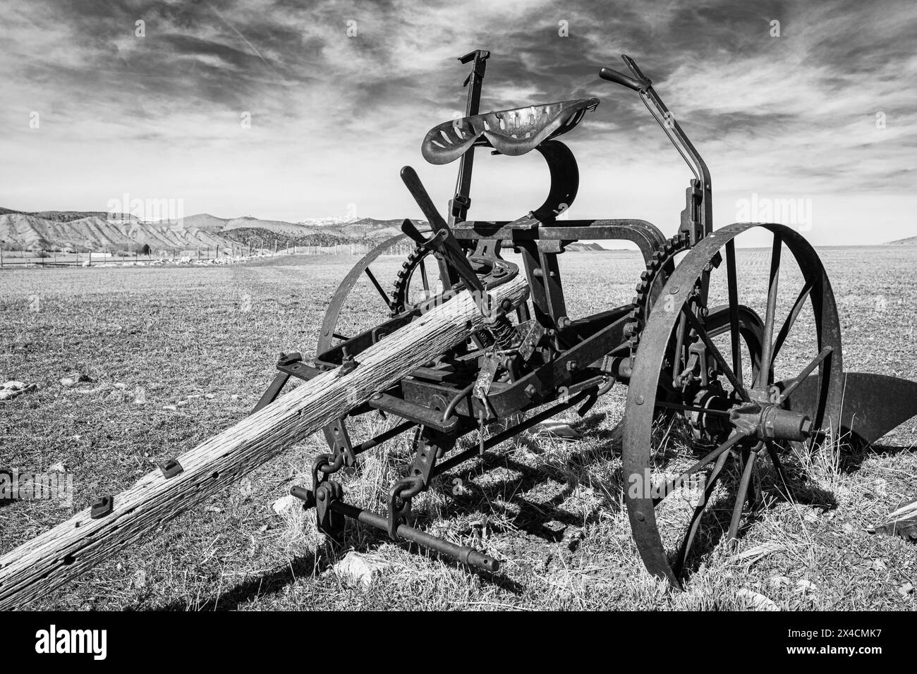 Charrue à cheval antique Banque de photographies et d’images à haute ...