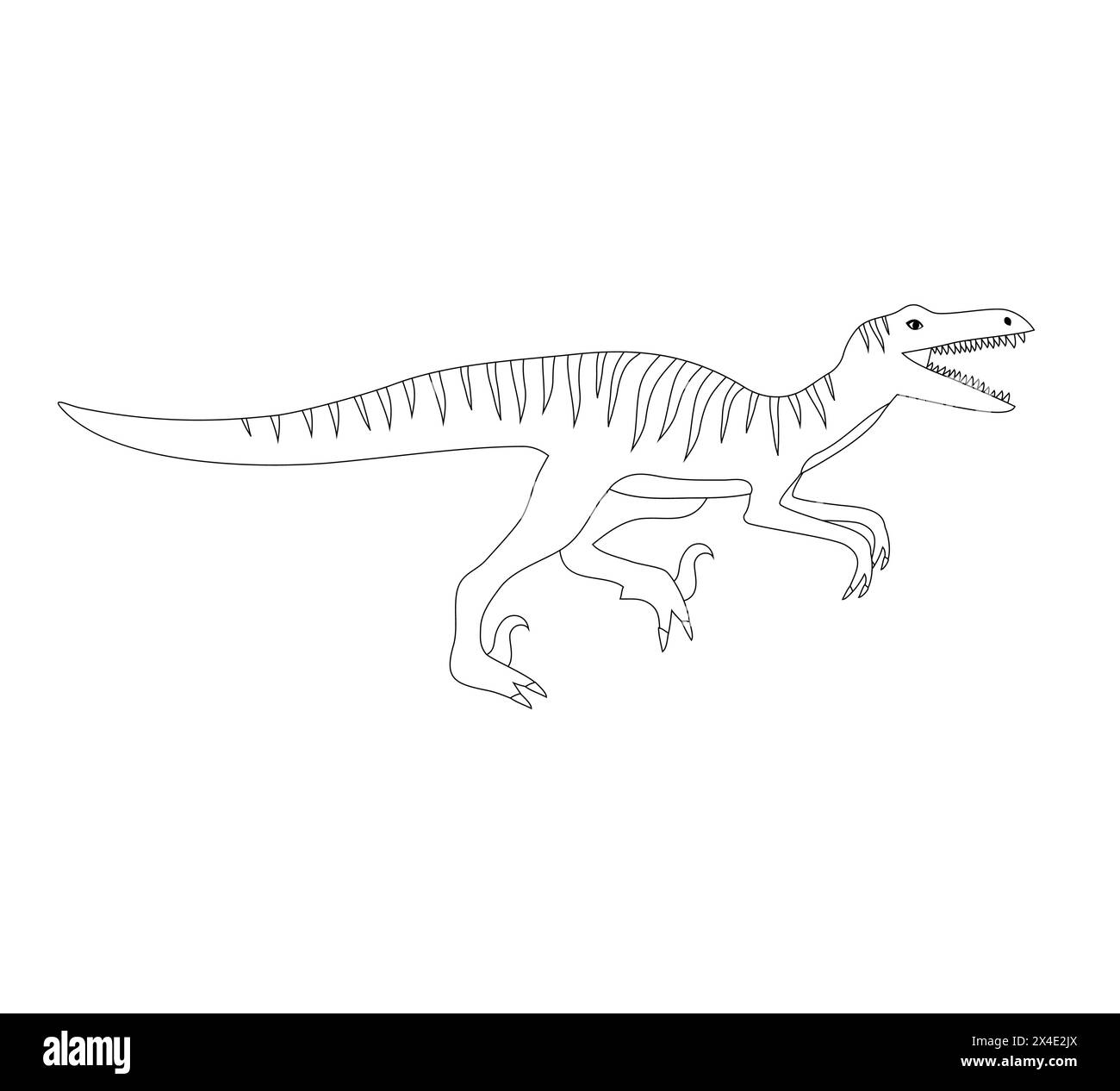 Dinosaure carnivore dessin Banque d'images vectorielles - Page 3 - Alamy