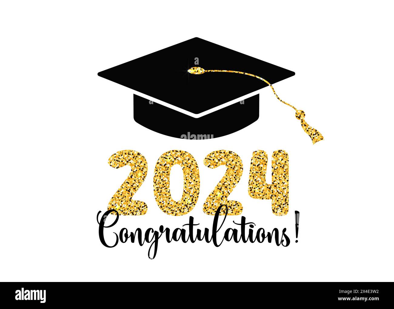 Graduation 2024 Félicitations texte carte de voeux, affiche ...