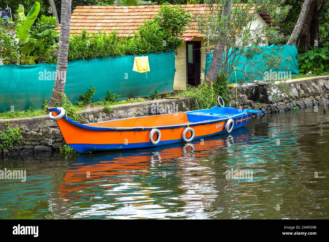 Kerala village houses Banque de photographies et d’images à haute ...