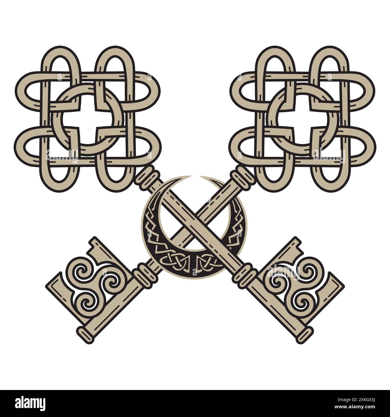 Anciens saxons Banque d'images vectorielles - Alamy