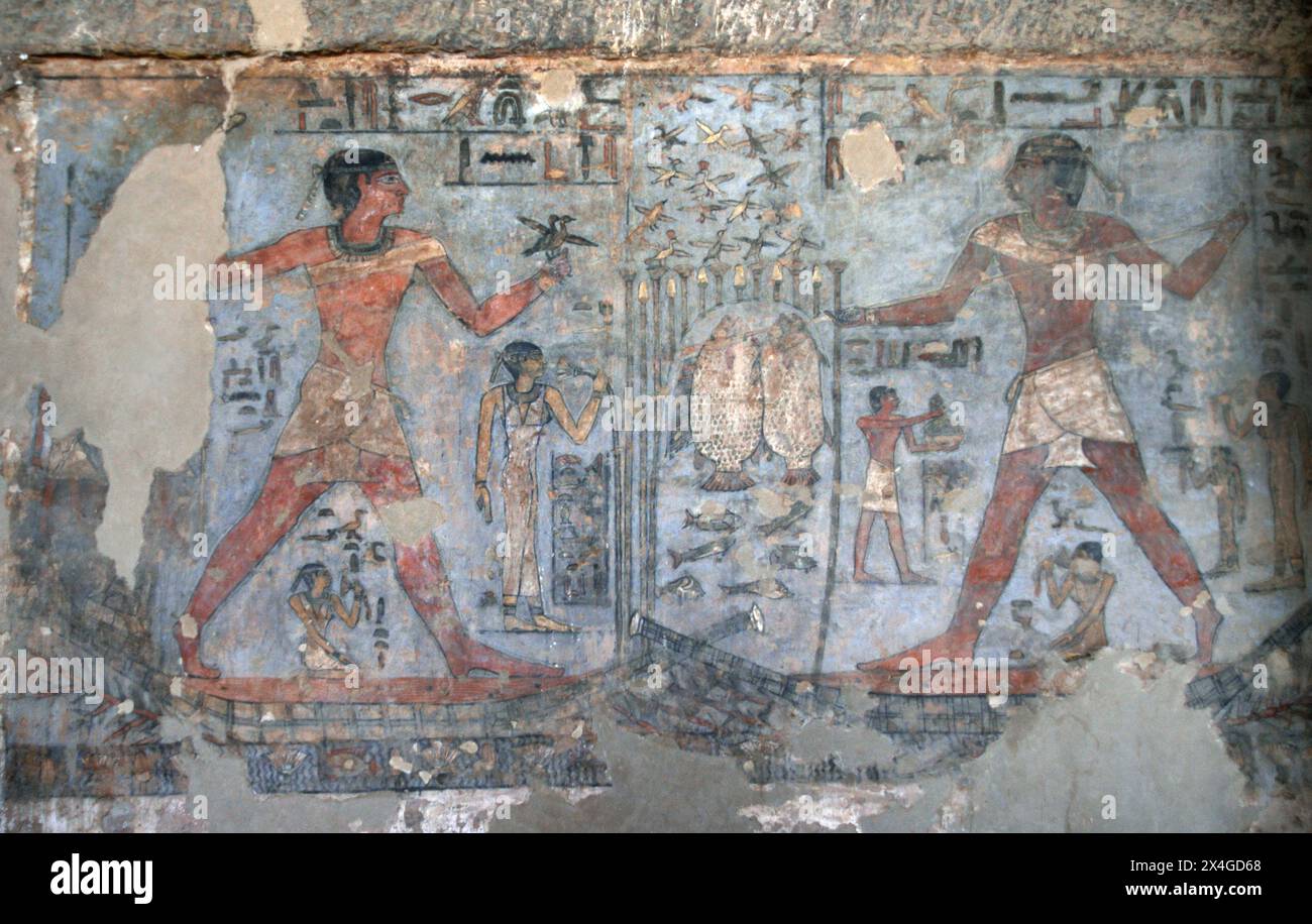 Égypte. Assouan. Nécropole des nobles ou Qubbet el-Hawa. Tombes ...