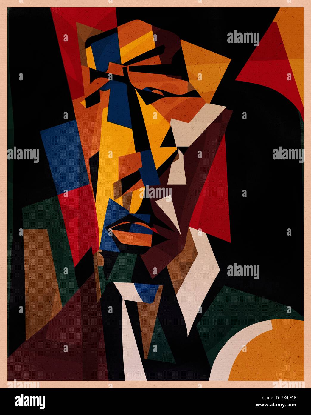 Visage cubiste Banque de photographies et d’images à haute résolution - Alamy