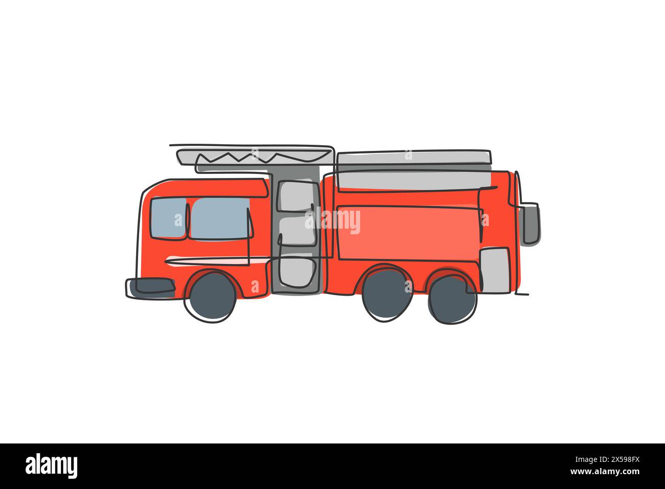 Rescue ladder Banque d'images vectorielles - Alamy