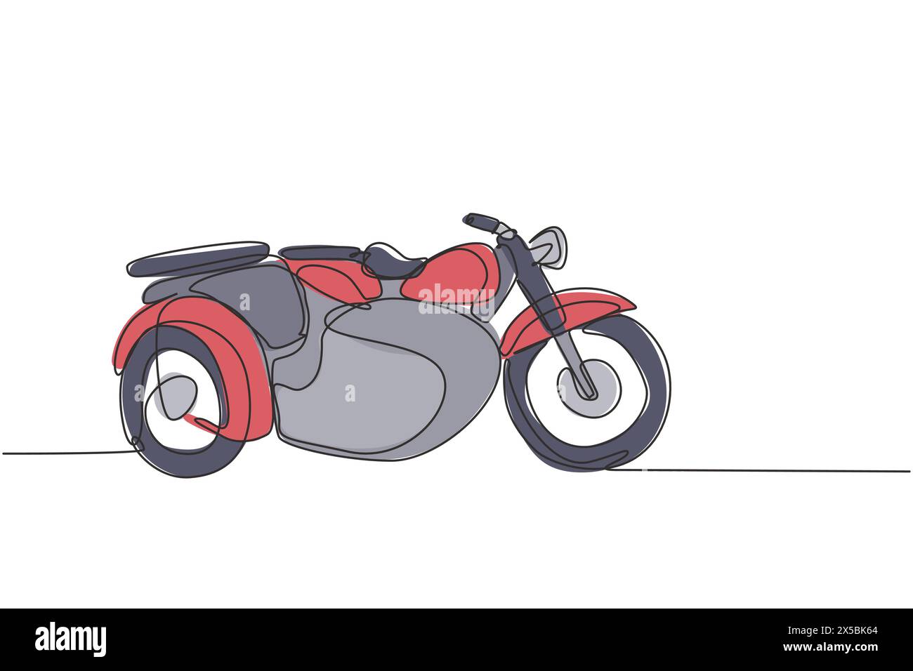 Sidecar touring Banque d'images vectorielles - Alamy