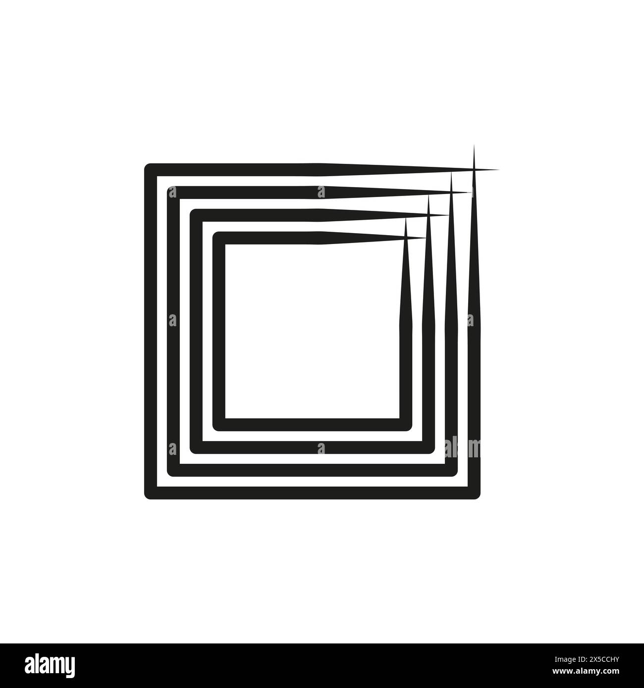 Rectangles concentriques Banque de photographies et d’images à haute ...