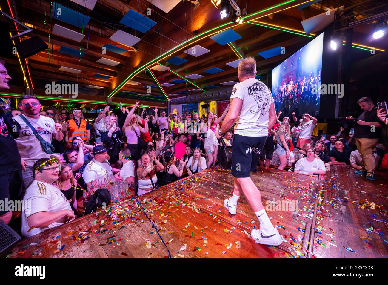 20240419 Bierkönig ouverture 2024 PALMA, ESPAGNE - 19 AVRIL 2024 : Tim ...