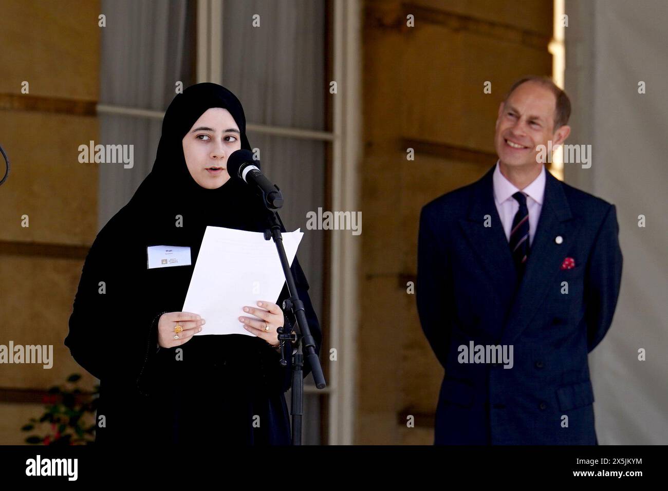 Ifrah Shaft, lauréat du prix d'or du duc d'Édimbourg, prend la parole ...