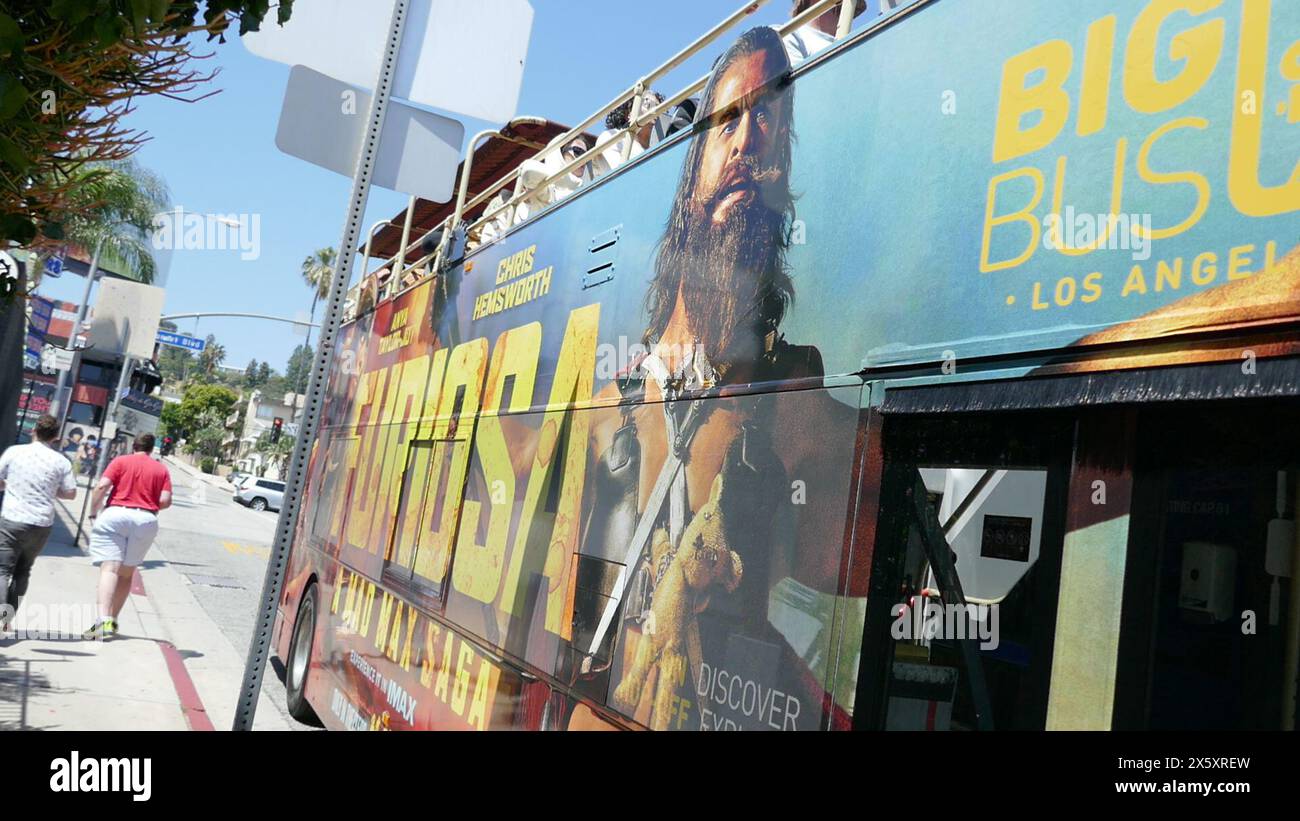 Los Angeles, Californie, USA 11 mai 2024 Furiosa Un bus Mad Max Saga ...