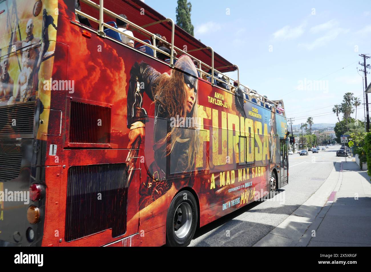 Los Angeles, Californie, USA 11 mai 2024 Furiosa Un bus Mad Max Saga ...