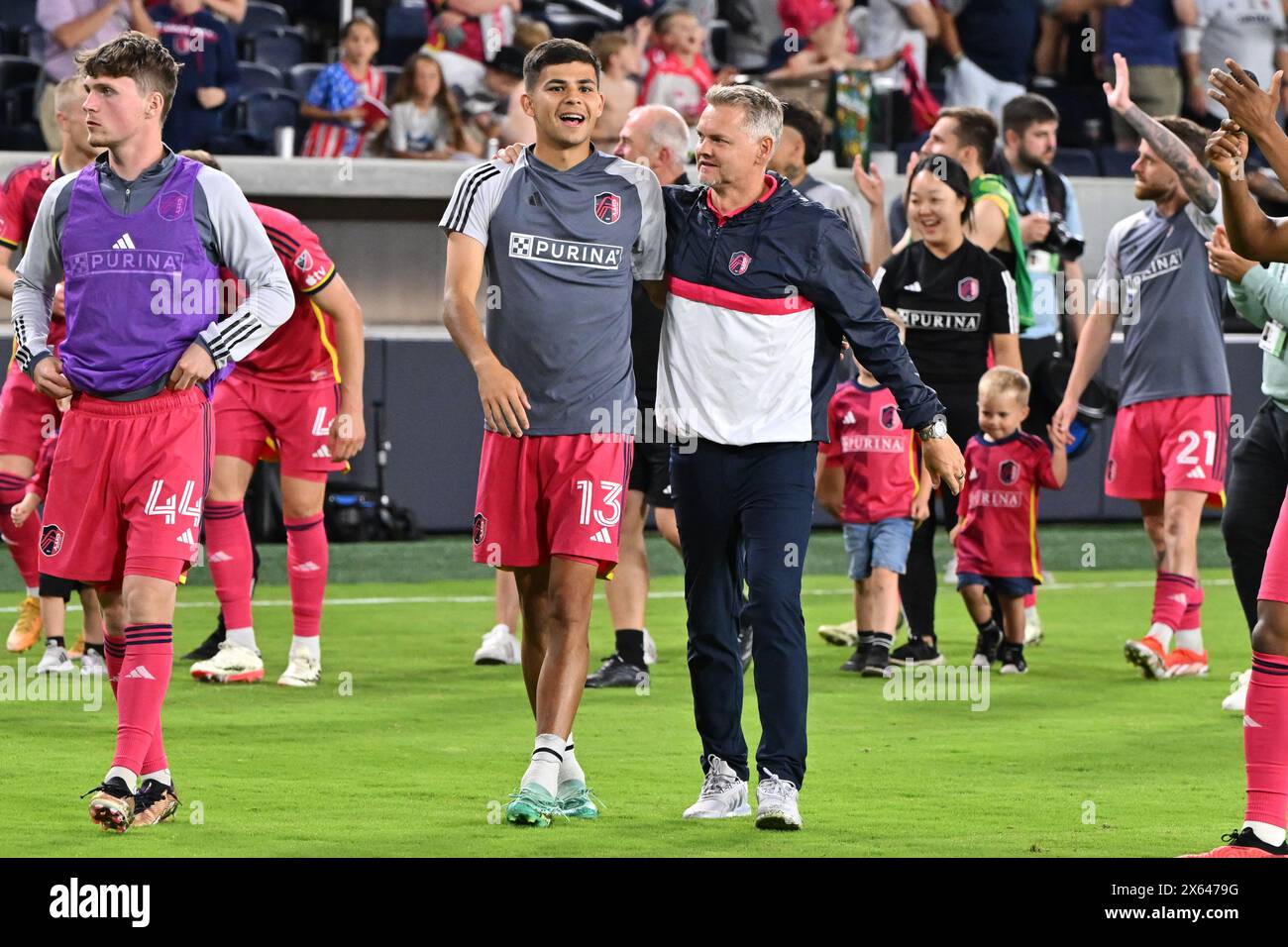 Louis, Missouri, États-Unis. 11 mai 2024. Le défenseur Louis City SC ...