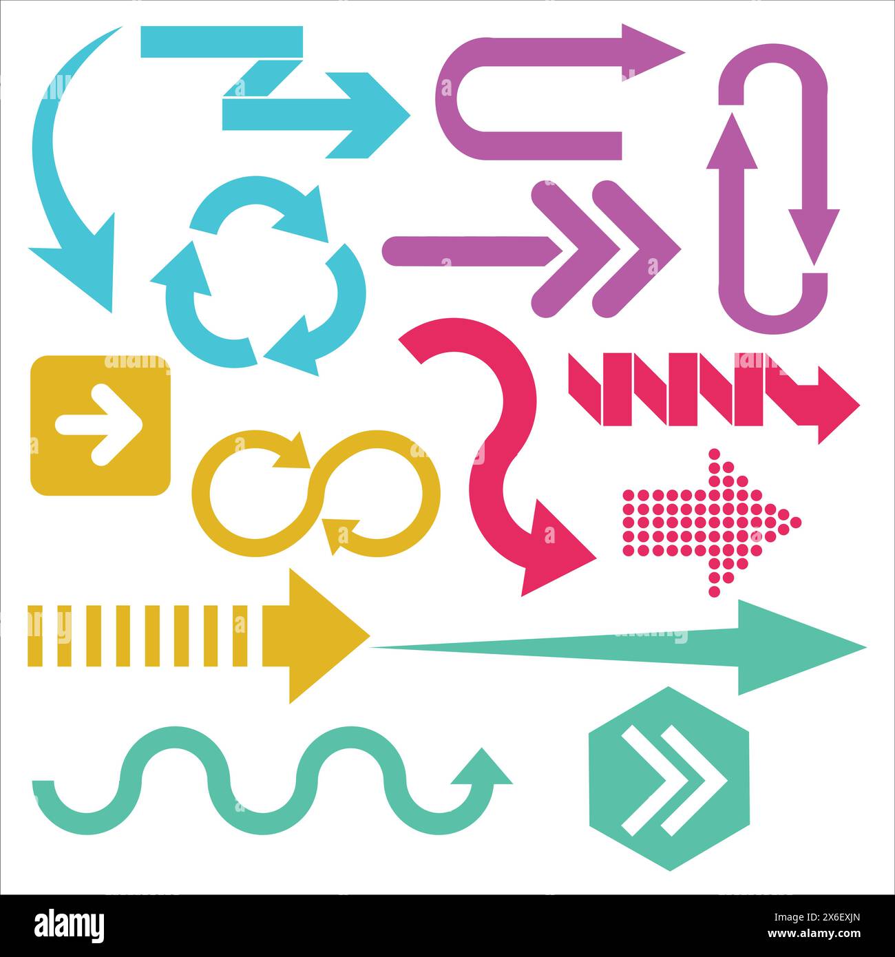 Arrow graphics Banque d'images vectorielles - Alamy