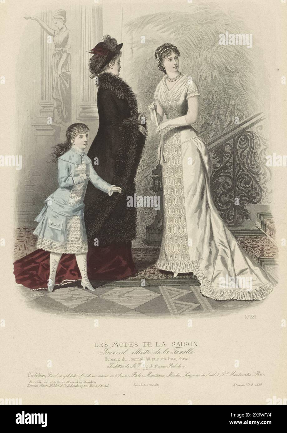 Les modes de la saison, Journal illustré de la famille, 1880, 10e année ...