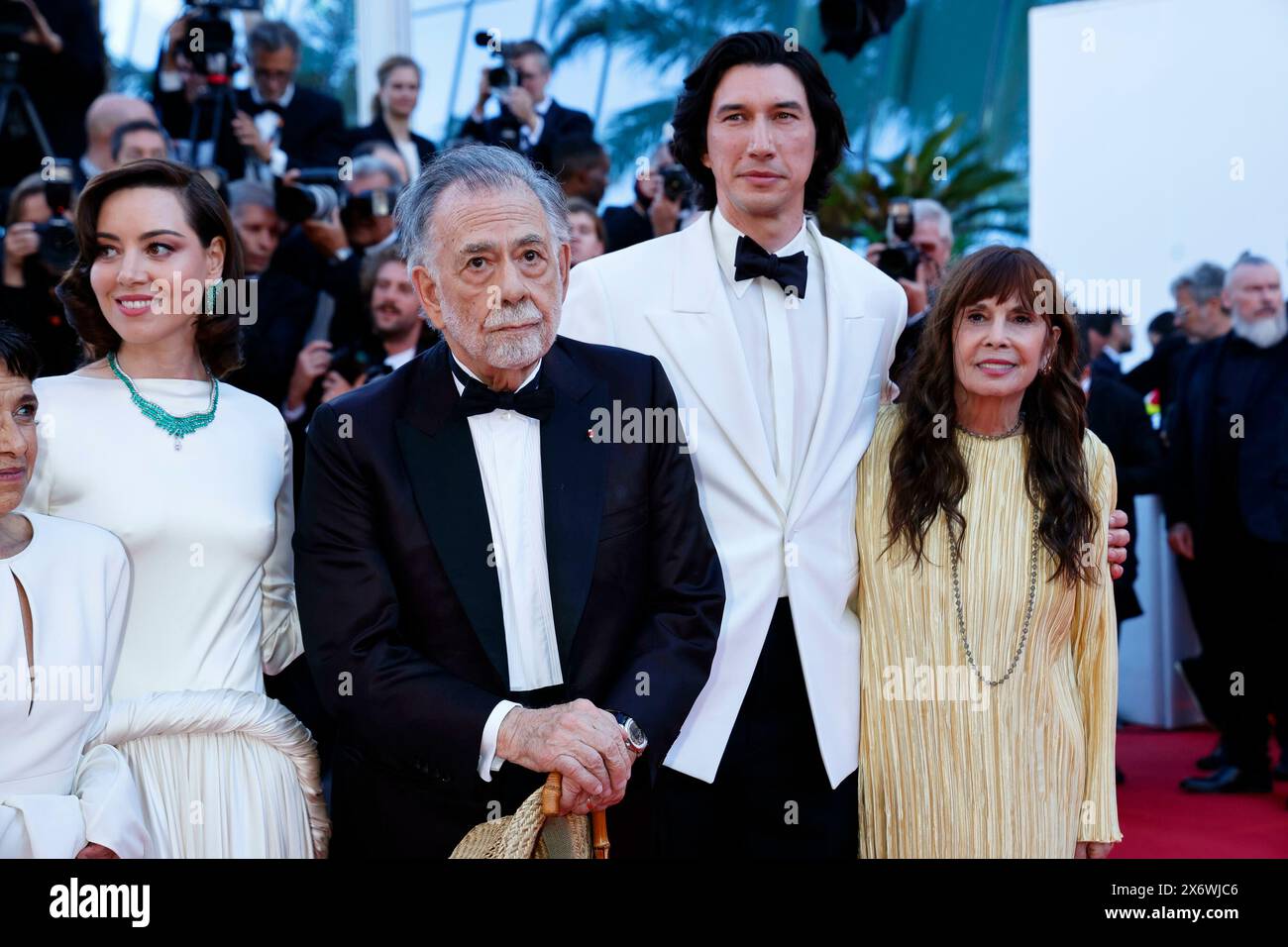 Aubrey Plaza, Francis Ford Coppola, Adam Driver et Talia Shire ...