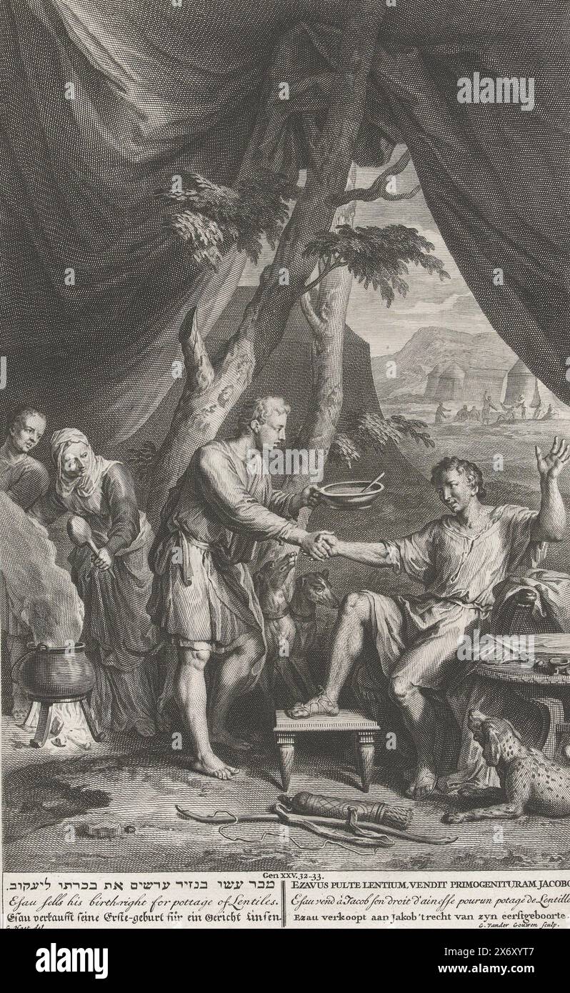 Esau vend son droit de naissance à Jacob, Esau vend son droit de ...