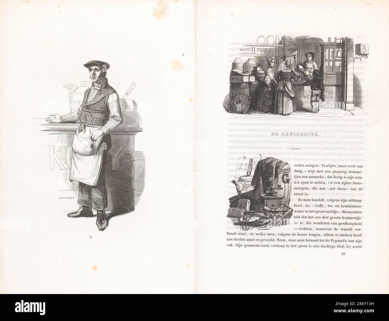 épicier dessin Banque de photographies et d’images à haute résolution ...