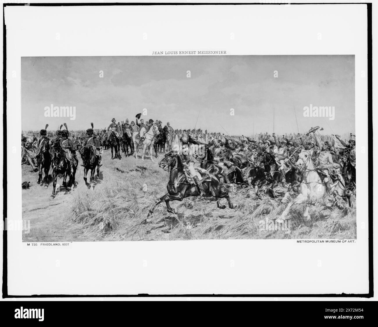 Friedland meissonier Banque d'images noir et blanc - Alamy