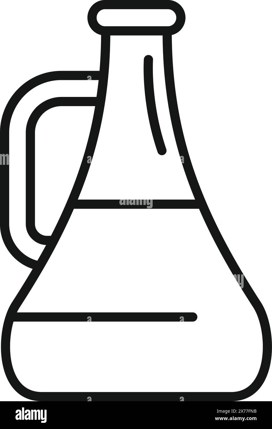 Erlenmeyer logo Banque d'images vectorielles - Alamy