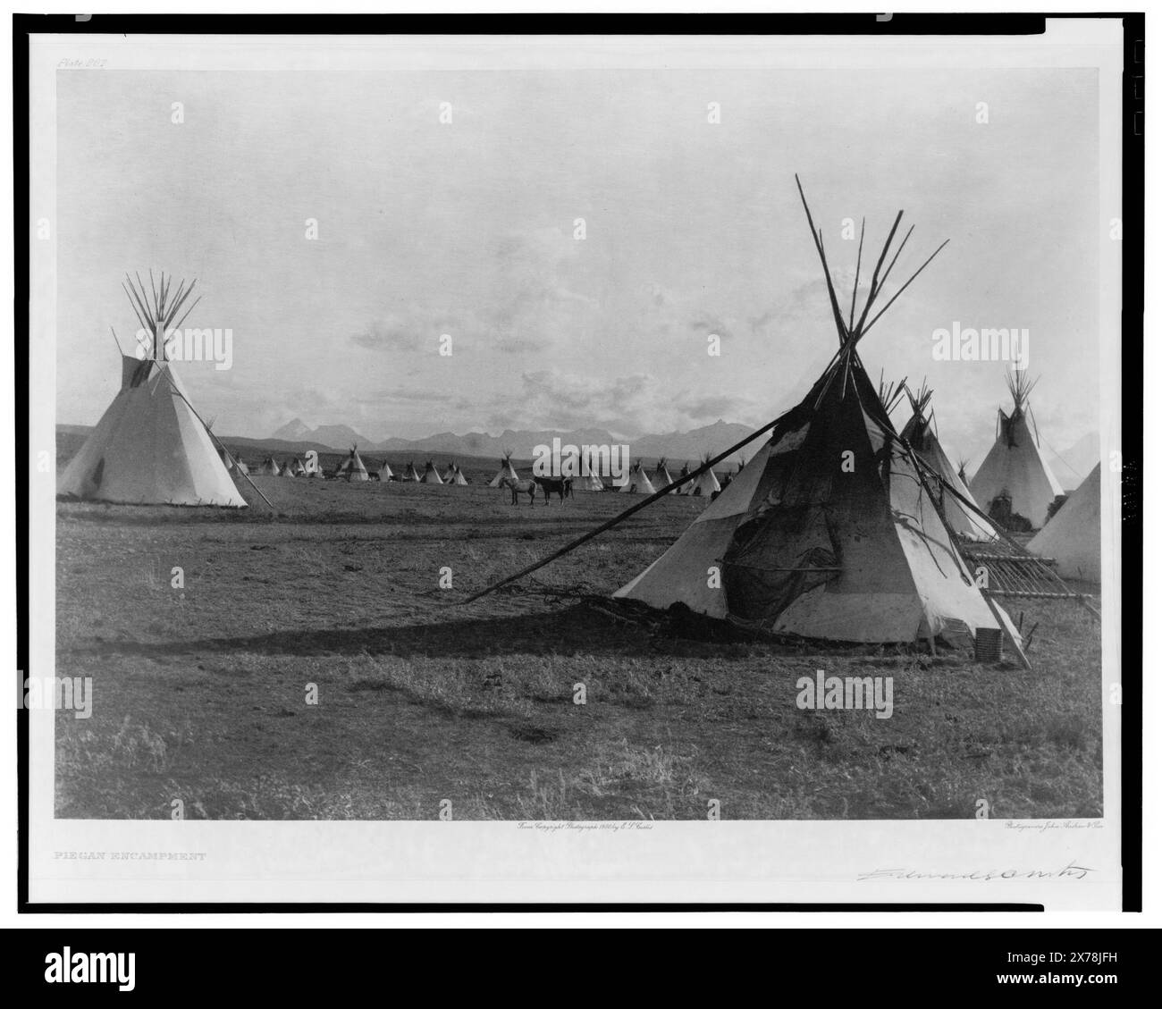 Photogravure 1900 Banque d'images noir et blanc - Alamy
