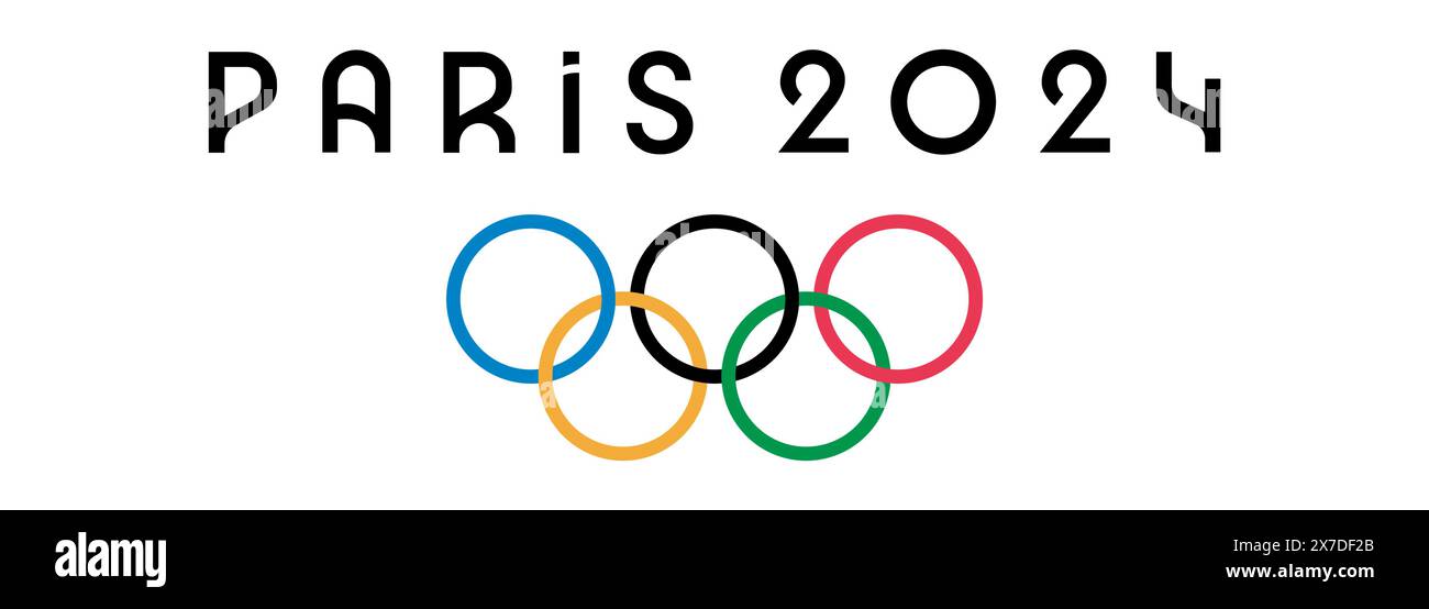 Affiche olympique 2024 Banque d'images détourées - Alamy