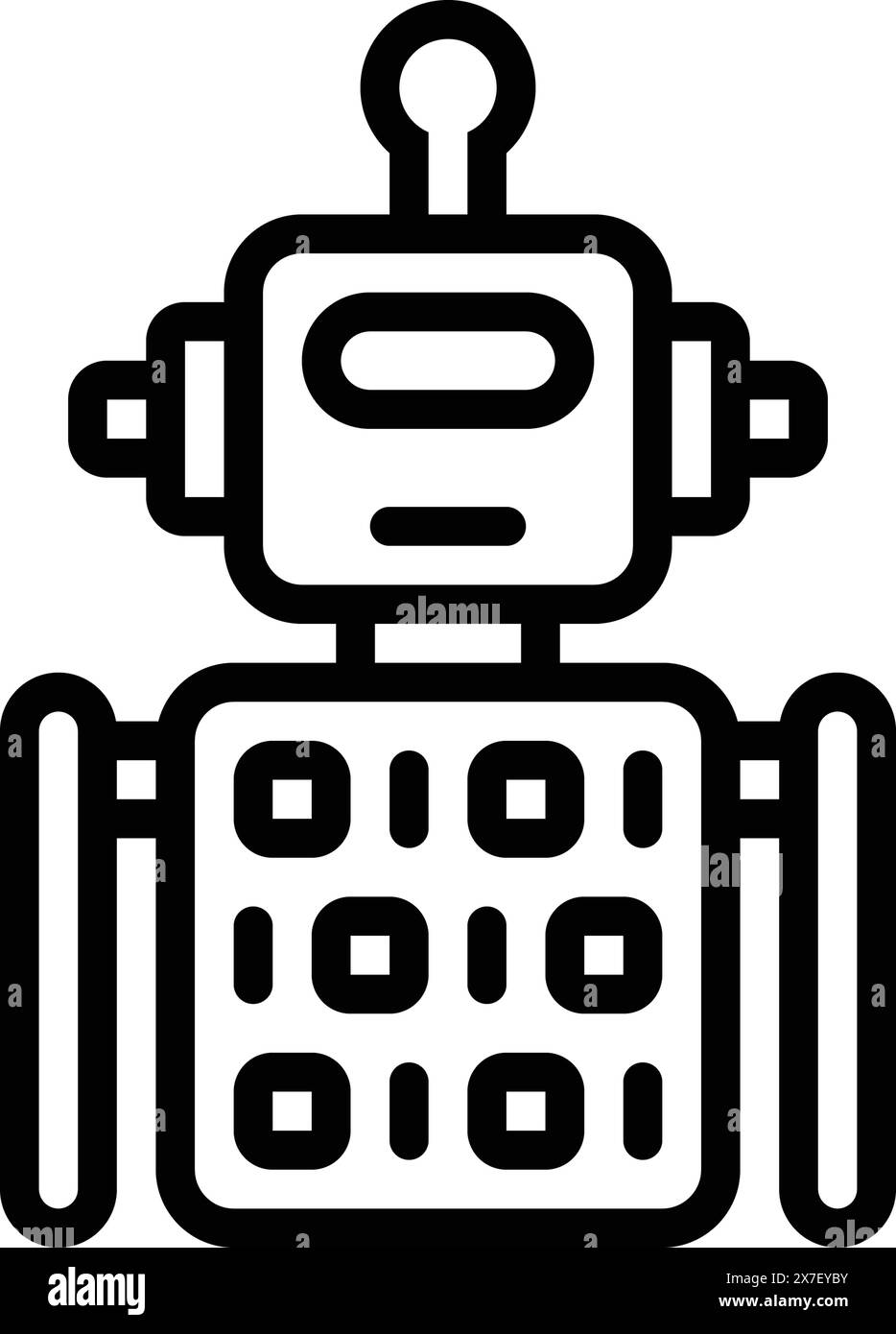 Logiciel robot Banque d'images noir et blanc - Alamy