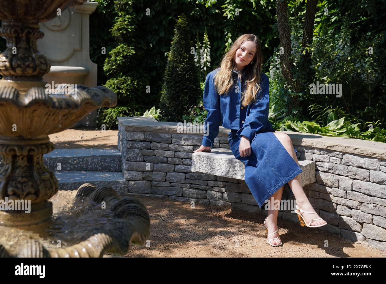 Hannah Dodd, membre de la distribution de Bridgerton, dans le ...