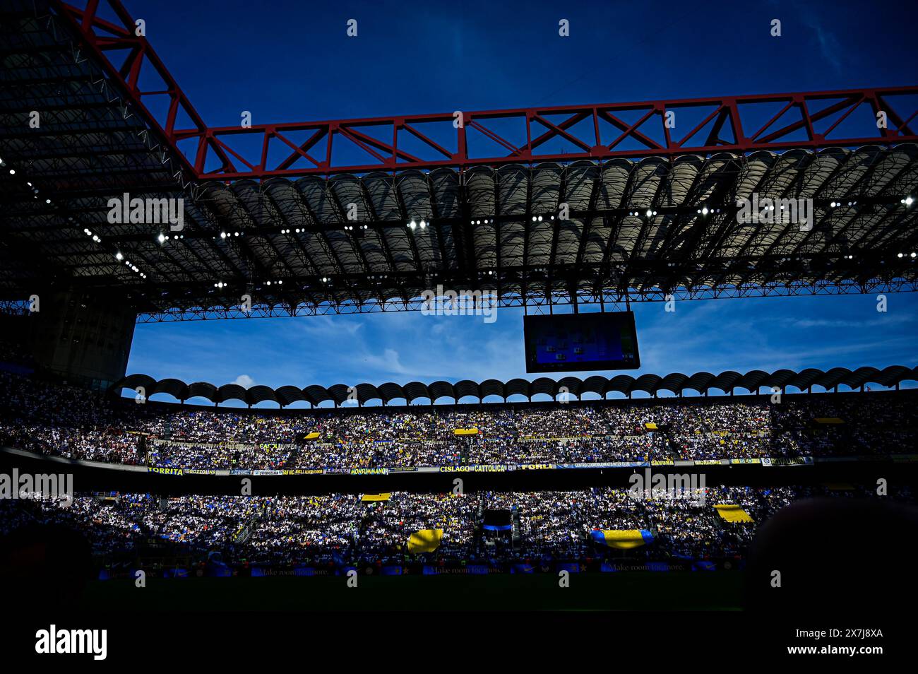 Football vue générale stade san siro san siro Banque de photographies ...
