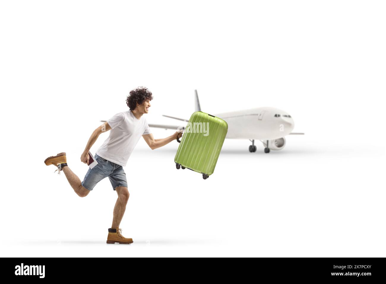 Running to catch a plane Banque de photographies et d’images à haute ...