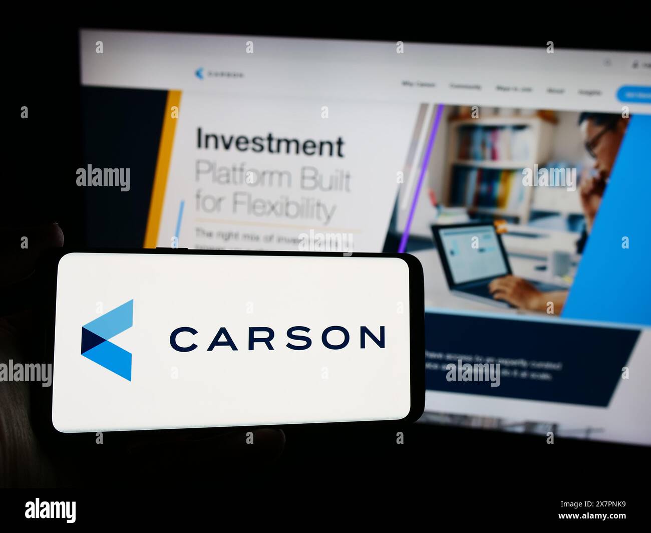 Logo du groupe carson Banque de photographies et d’images à haute ...