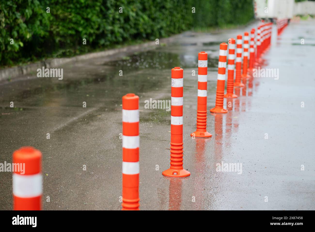 Panneaux de signalisation routière bornes en plastique flexible avec ...