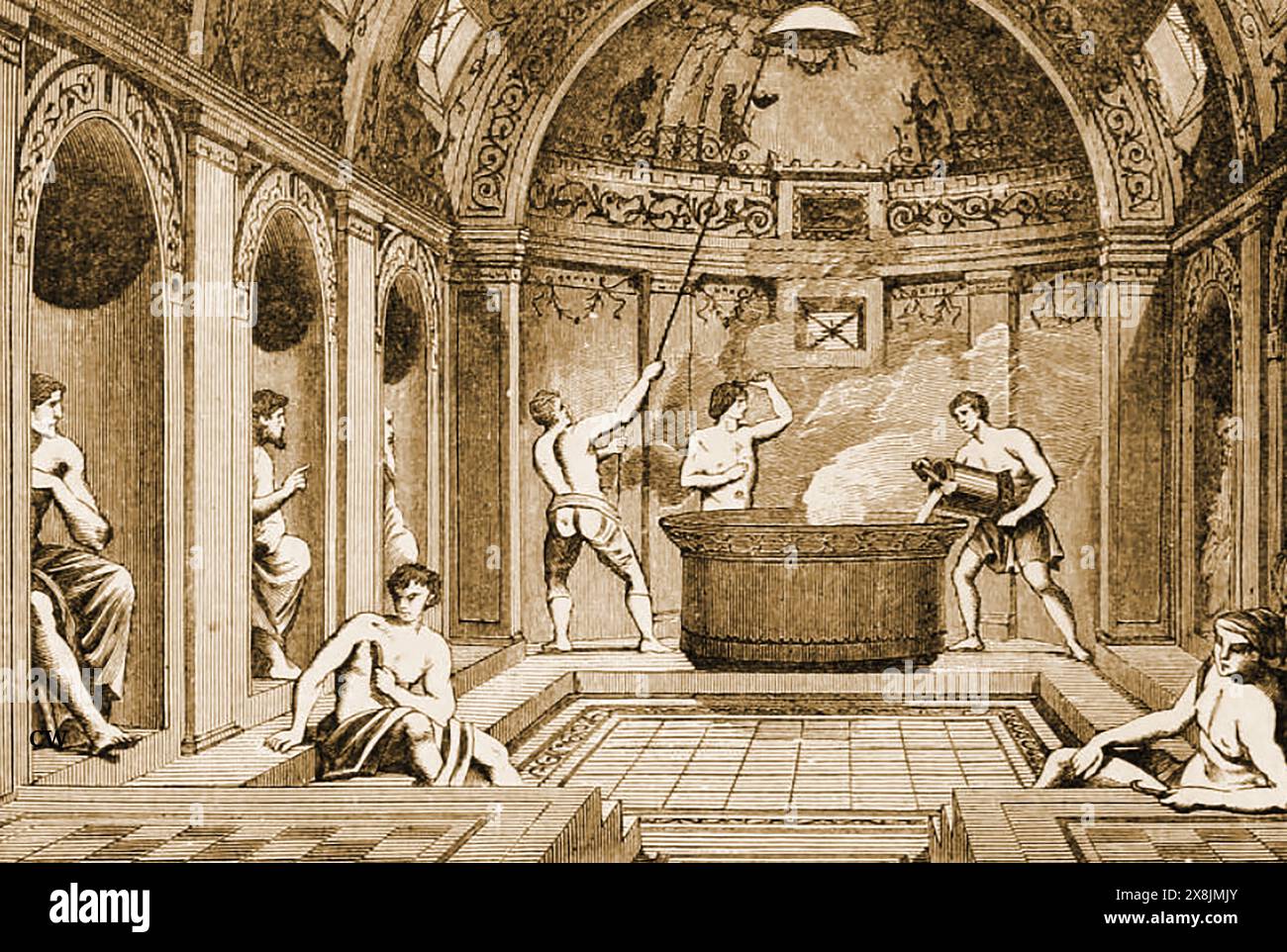 Ancient roman baths Banque de photographies et d’images à haute ...