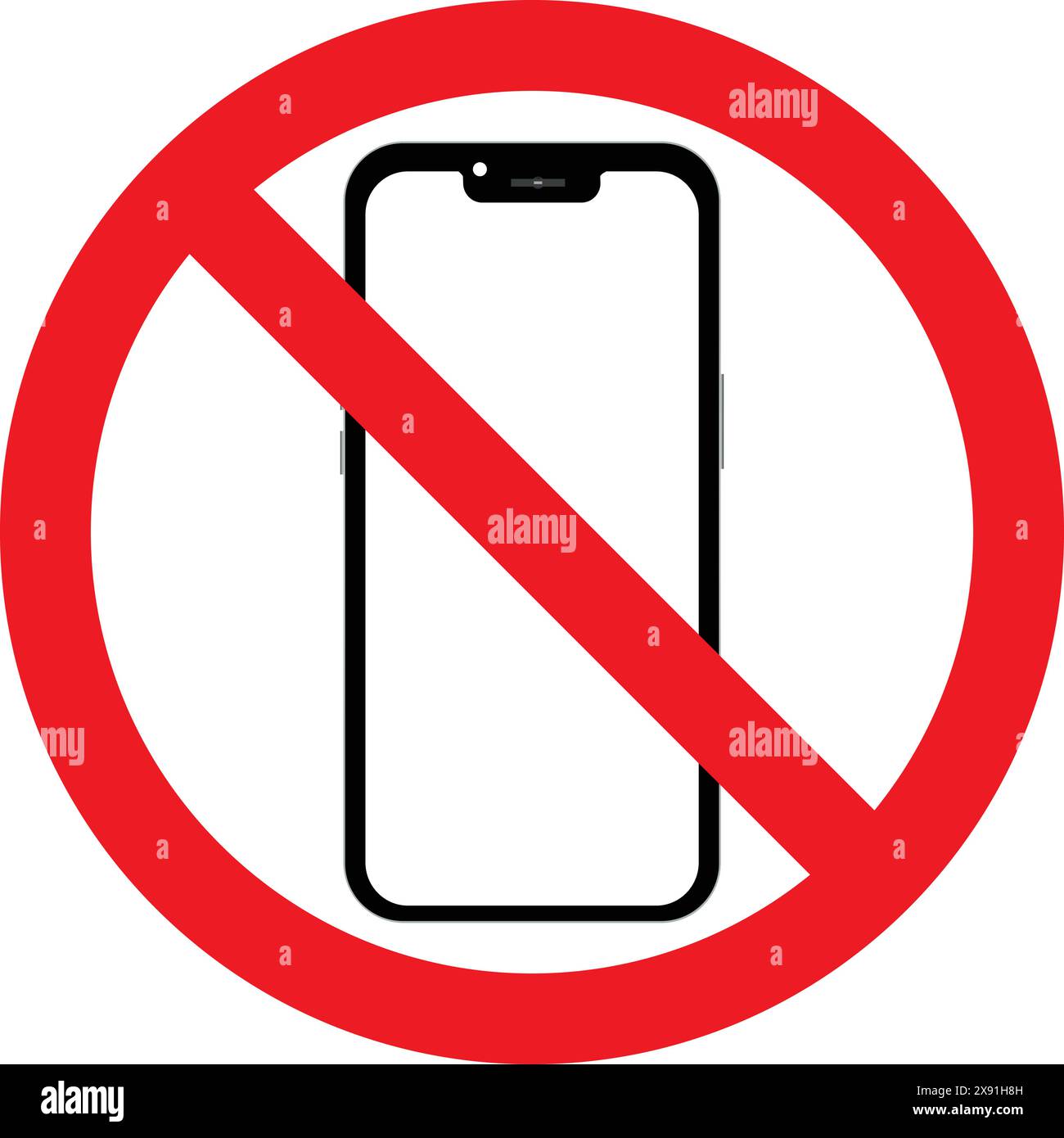 Panneau d'information interdit Banque d'images vectorielles - Alamy