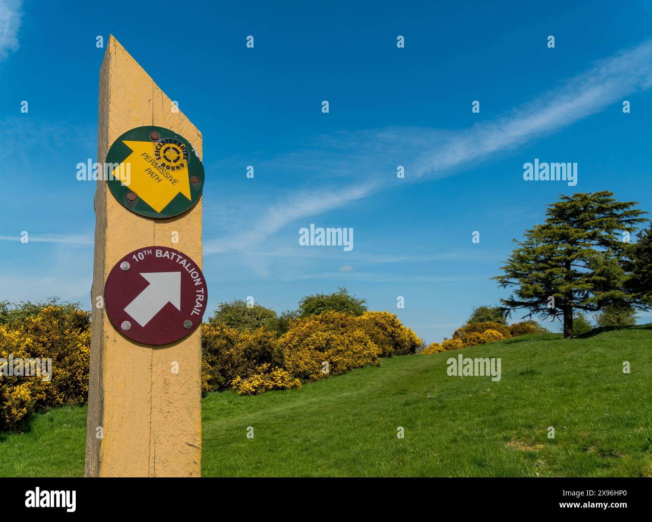 Sentier du rond du leicestershire Banque de photographies et d’images à ...