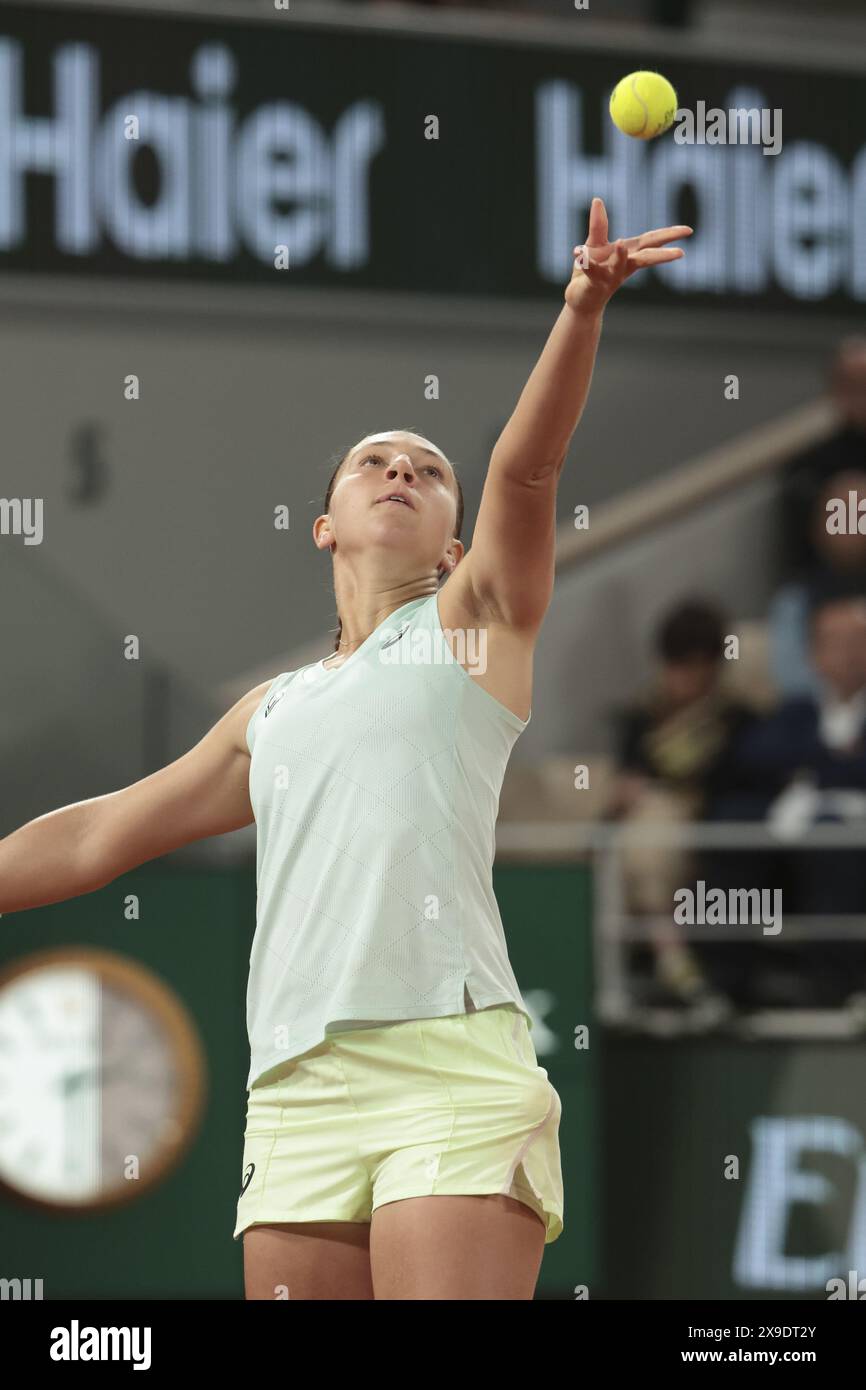 Diane Parry de France lors de l'Open de France 2024, Roland-Garros 2024 ...