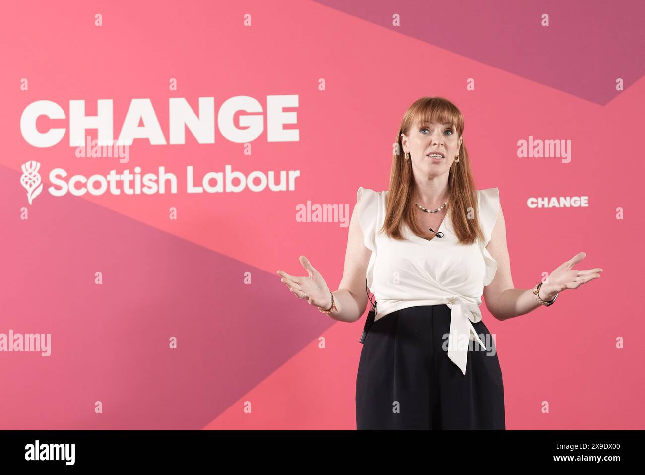 Angela Rayner, chef adjointe du parti travailliste, lors d'un événement ...