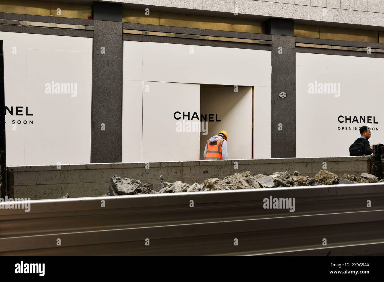 Panneau de chantier italien Banque de photographies et d’images à haute ...