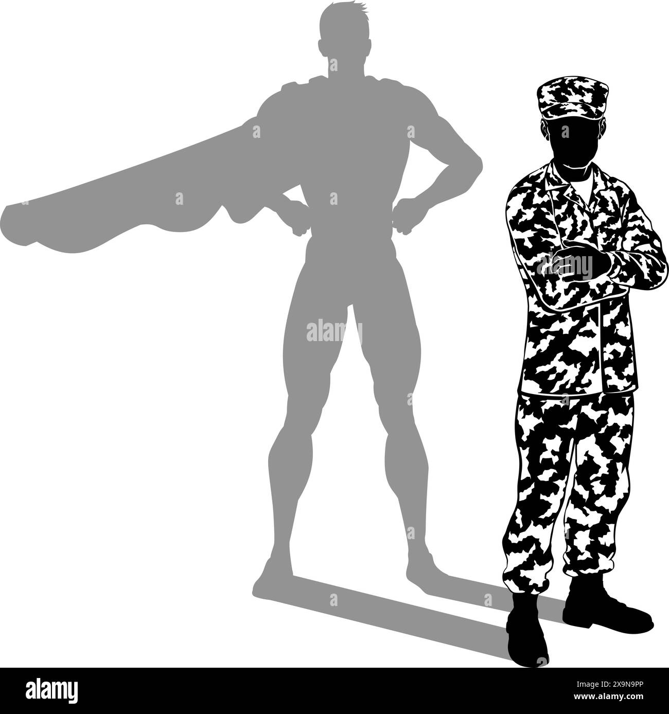 Super white army Banque d'images détourées - Alamy