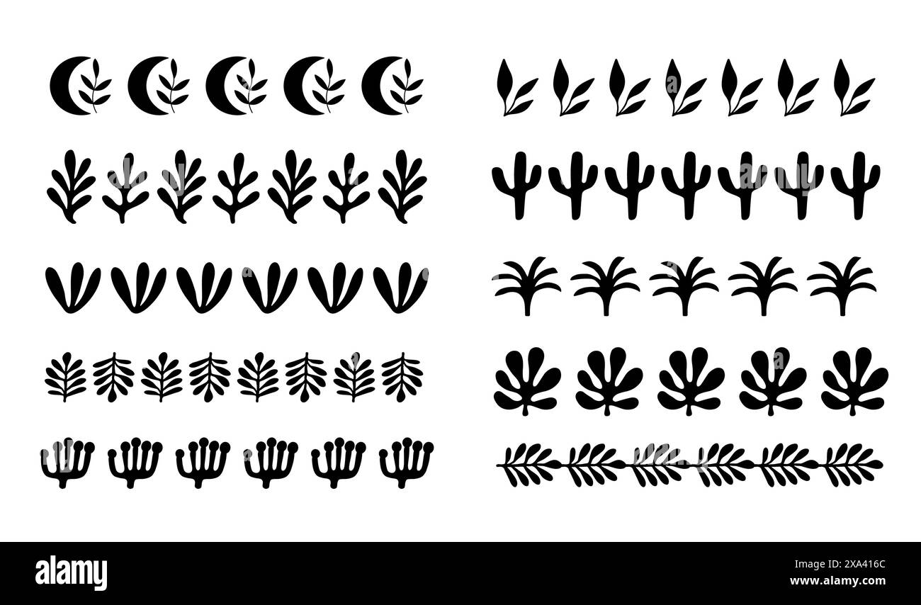 Bordure florale clipart Banque de photographies et d’images à haute résolution - Alamy